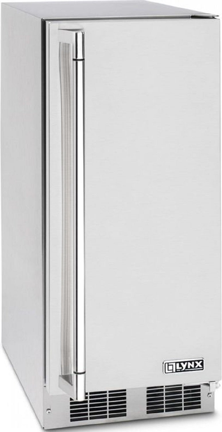 Lynx LM15ICER 15 Inch Outdoor Built-In Ice Maker : Stainless Steel ...