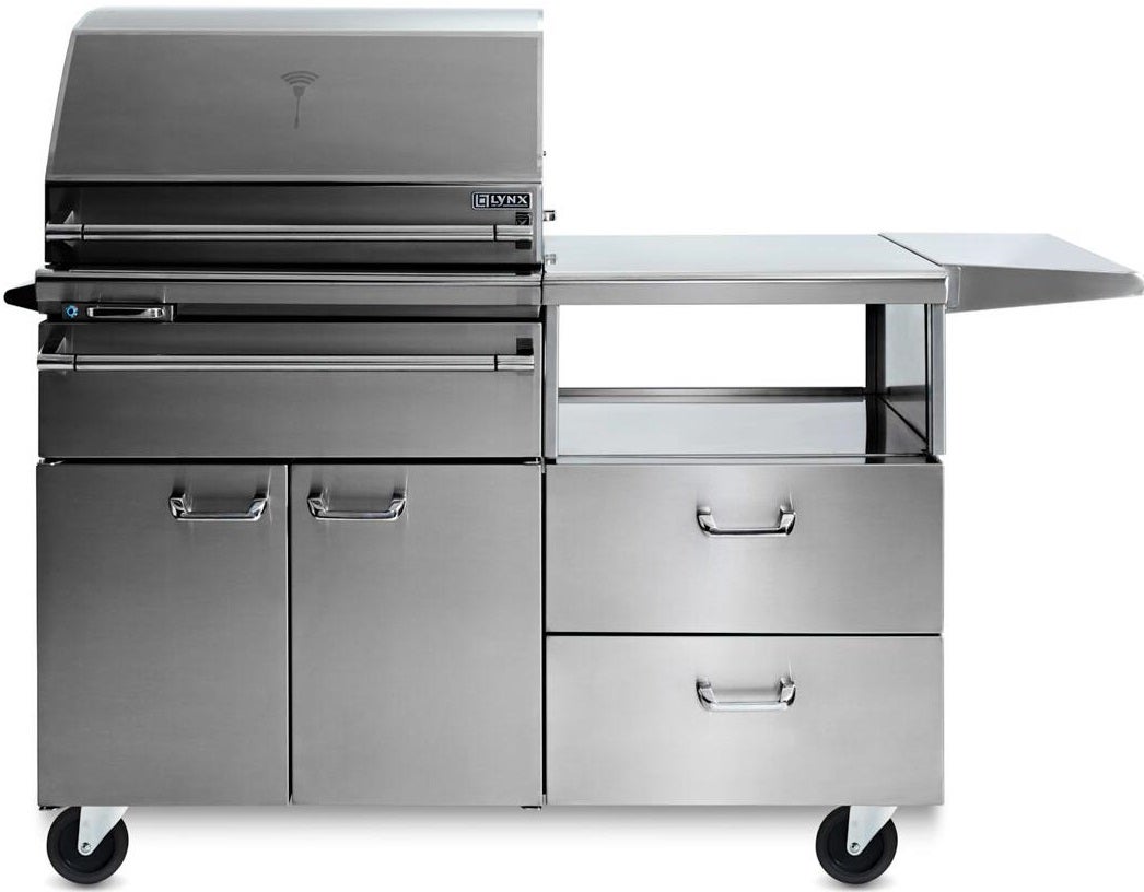 Lynx LSMKMNG 30 Inch Smoker with Integrated LCD Touchscreen: Stainless ...