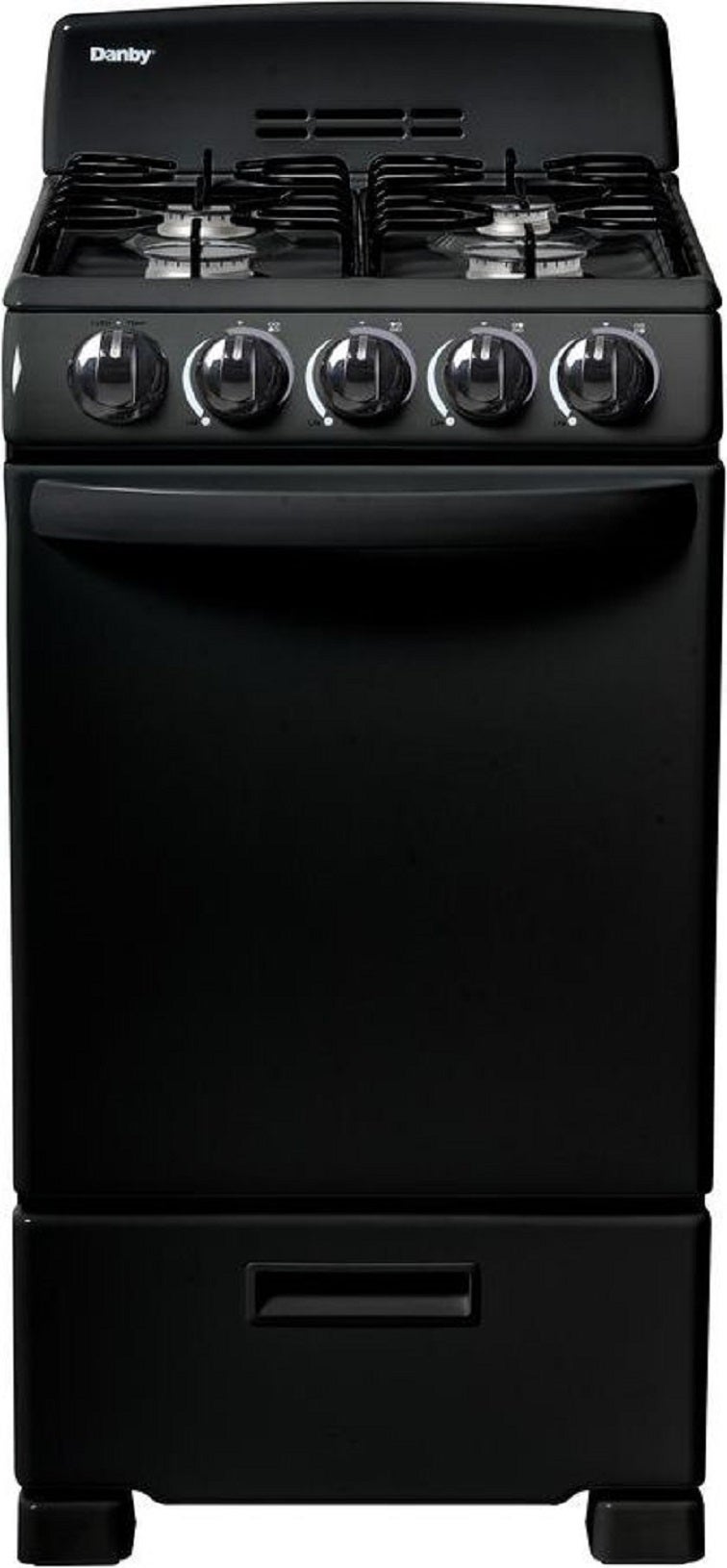 Danby DR202BGLP 20" Gas Range, 4 sealed burners (4- 9,100 BTU ...