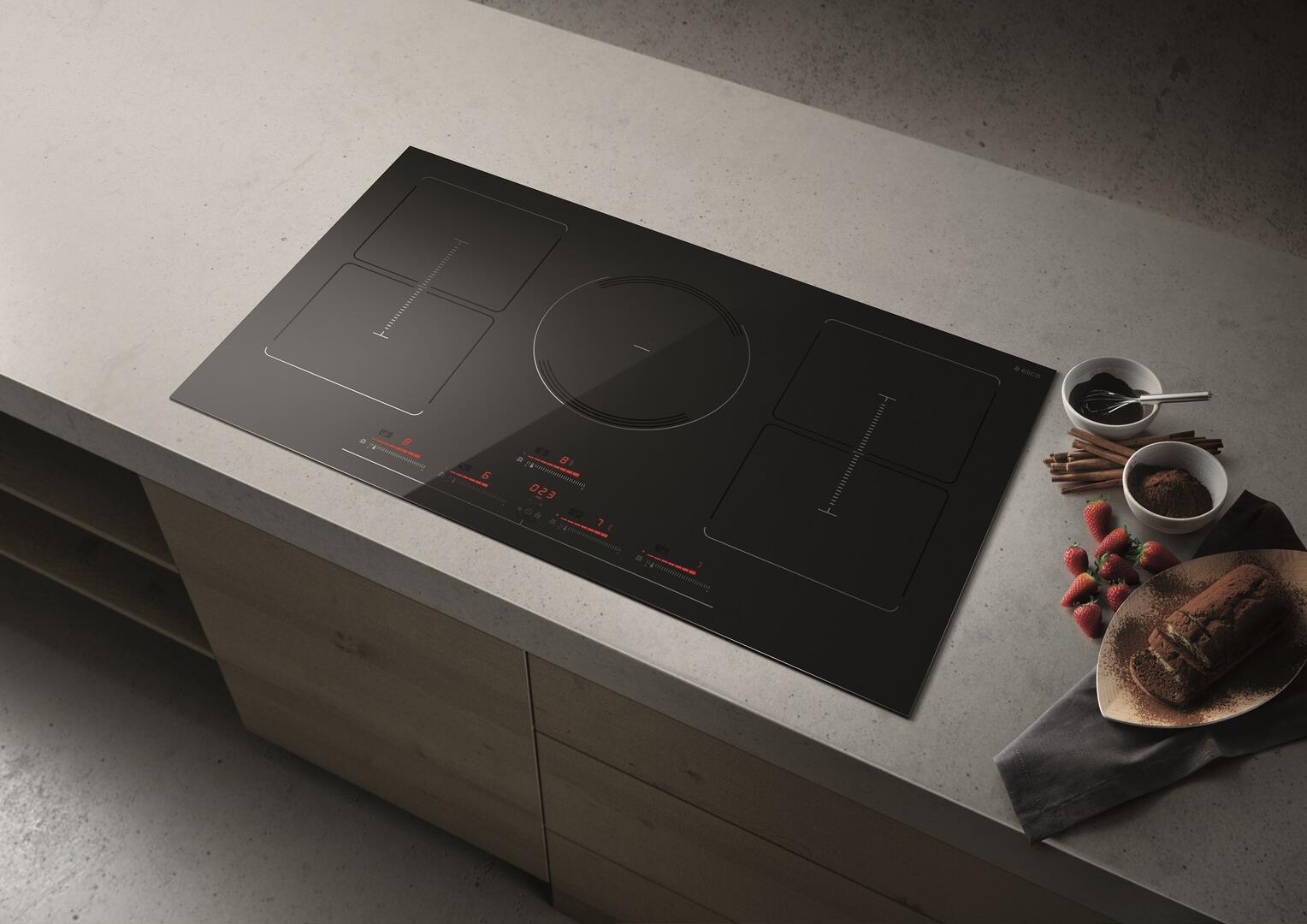 Elica EGL536BL Electric Induction Cooktop Black | Plesser's Appliances