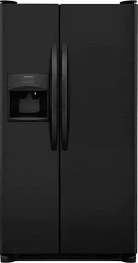 Frigidaire FFSS2315TE 33 Inch Side By Side Refrigerator Ebony Black ...