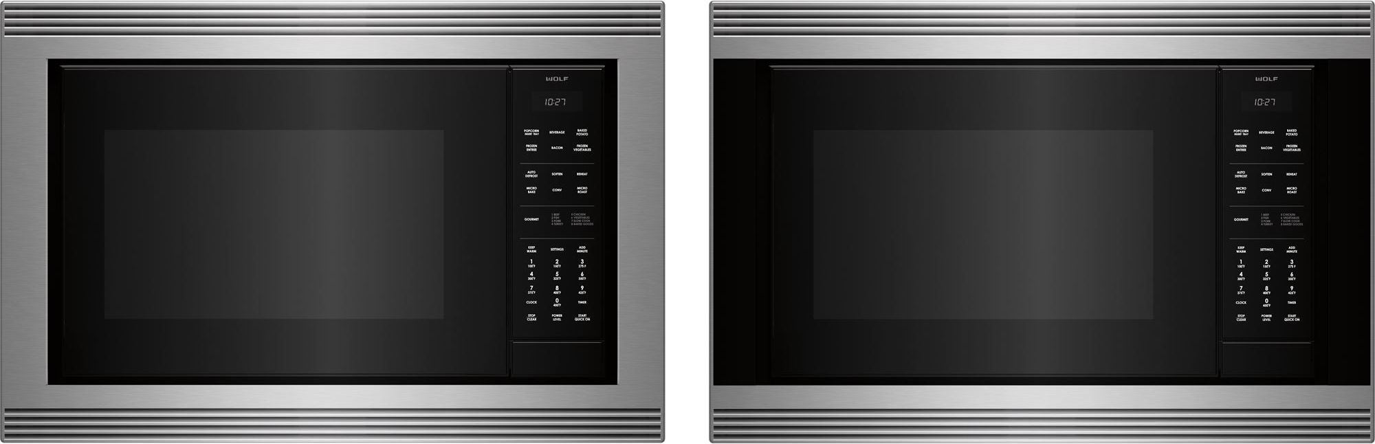 Wolf 829306 30 Inch Convection Microwave Trim: Stainless Steel ...