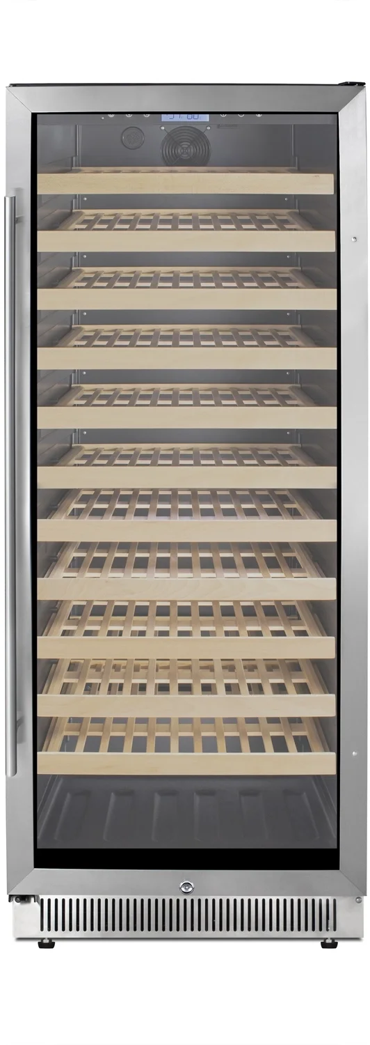 Summit SWC1127B 24 Inch Single Zone Wine Cellar with Automatic Defrost ...