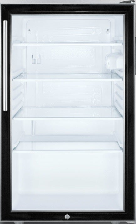 Summit SCR500BLBI7HVADA 4.1 Cu. Ft. Built-In Counter Depth Compact ...