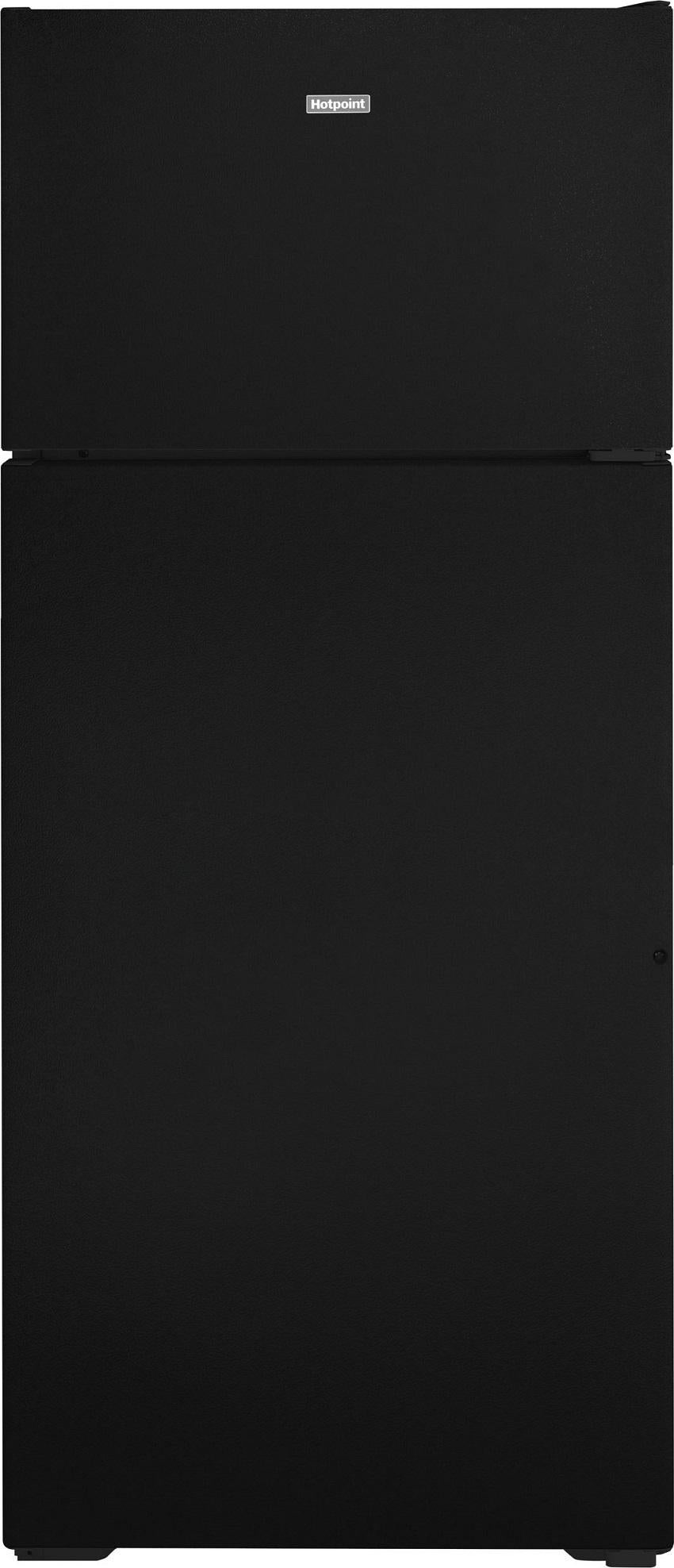 Hotpoint HPS18BTNRBB 17.5 Cu. Ft. Freestanding Recessed Handle Top ...