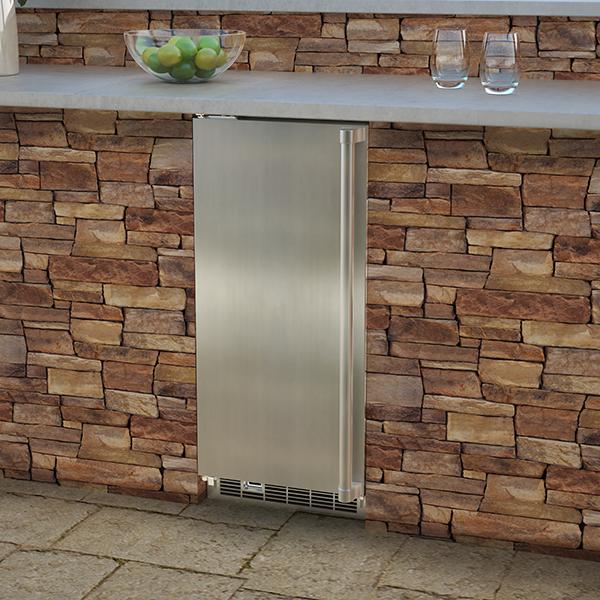 Marvel MOCP215SS01A 15 Inch Outdoor Built-In Clear Ice Machine with ...