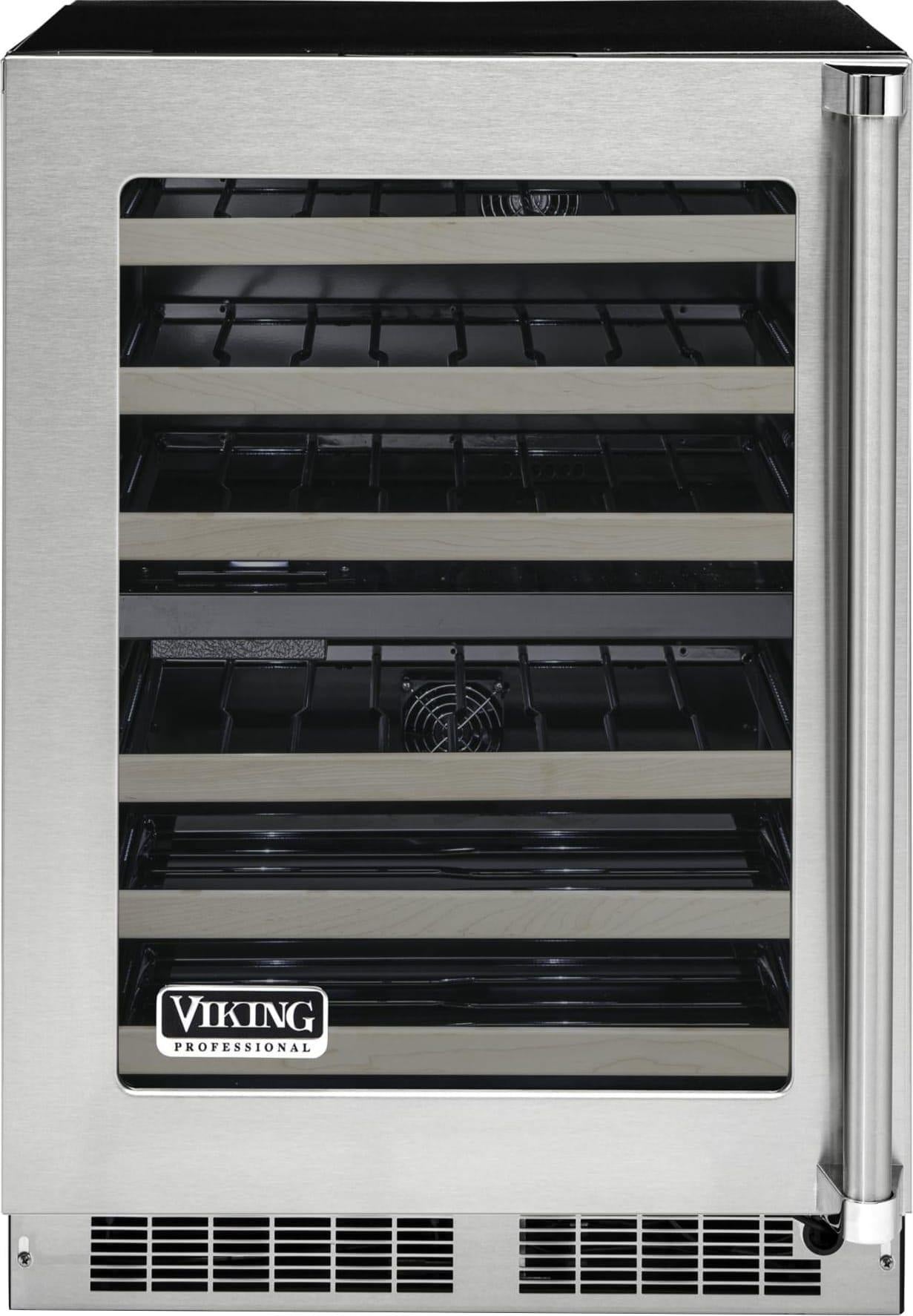 Viking VWUI5240GLSS 24 Inch Built-In and Freestanding Dual Zone Wine ...