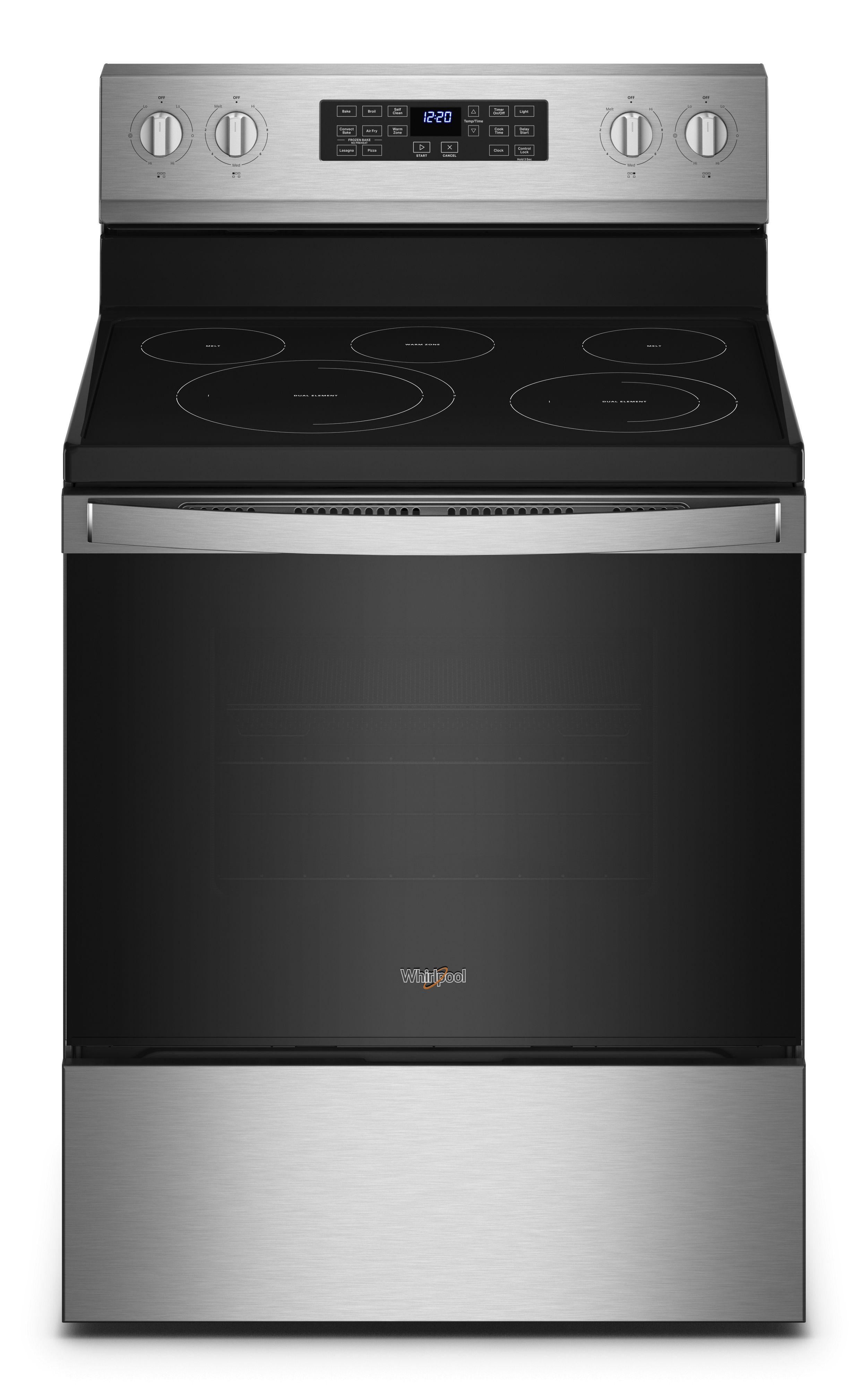 Whirlpool WFE550S0LZ 30" Electric Freestanding range with Self clean ...