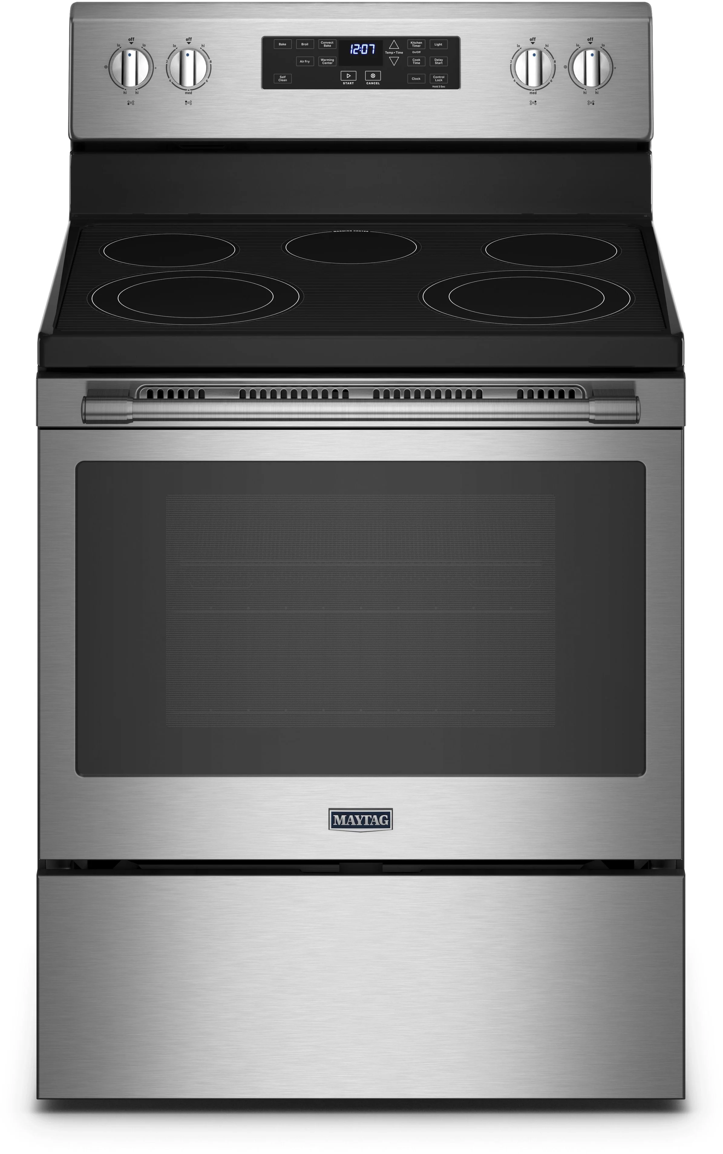 Maytag MER7700LZ Electric Range with Fan Convection - 5.3 cu. ft ...
