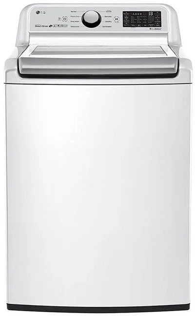 LG WT7300CW 27 Inch Smart Top Load Washer: White | Plesser's Appliances
