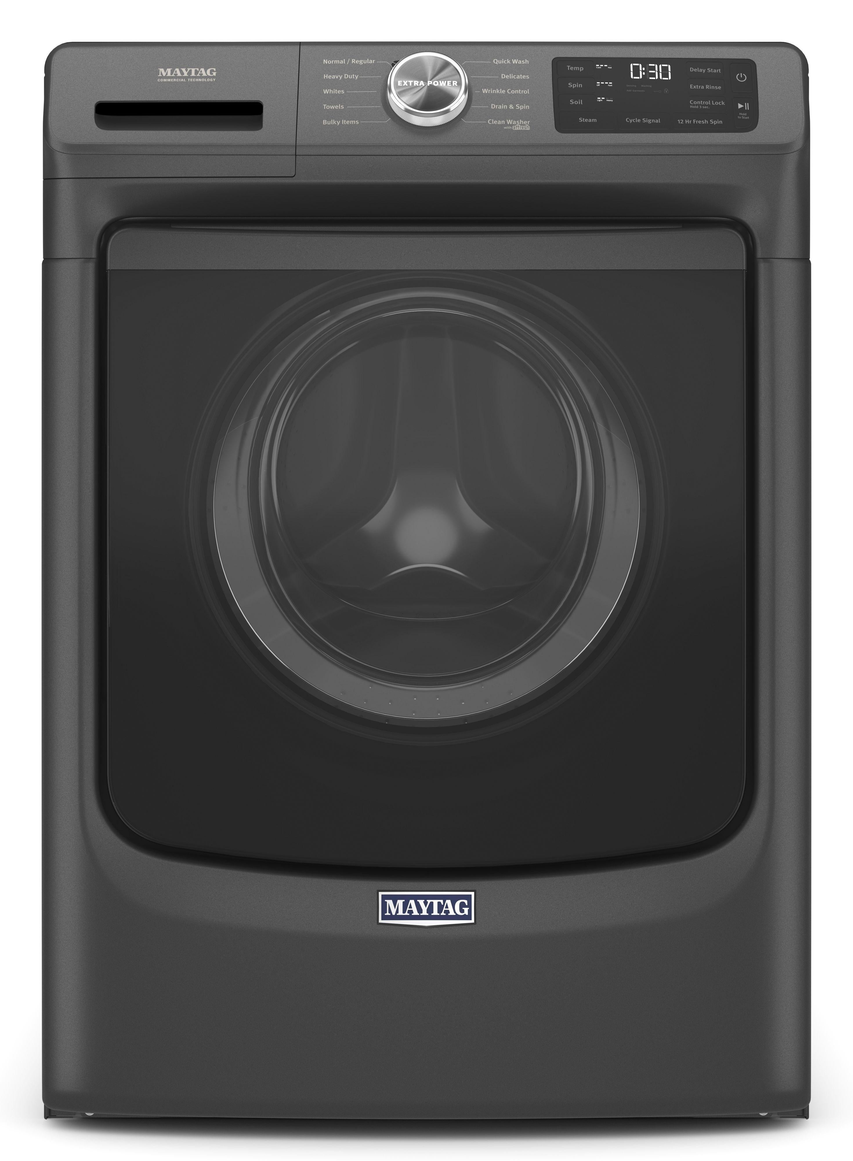 Maytag MHW5630MBK 27 Inch Front Load Washer Black Plesser s Appliances