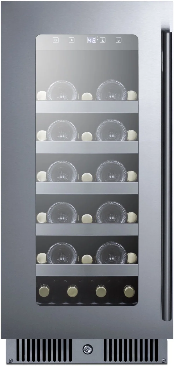 Summit CL155WCLHD 15 Inch, 3.2 Cu. Ft. Built-In/Freestanding Wine ...