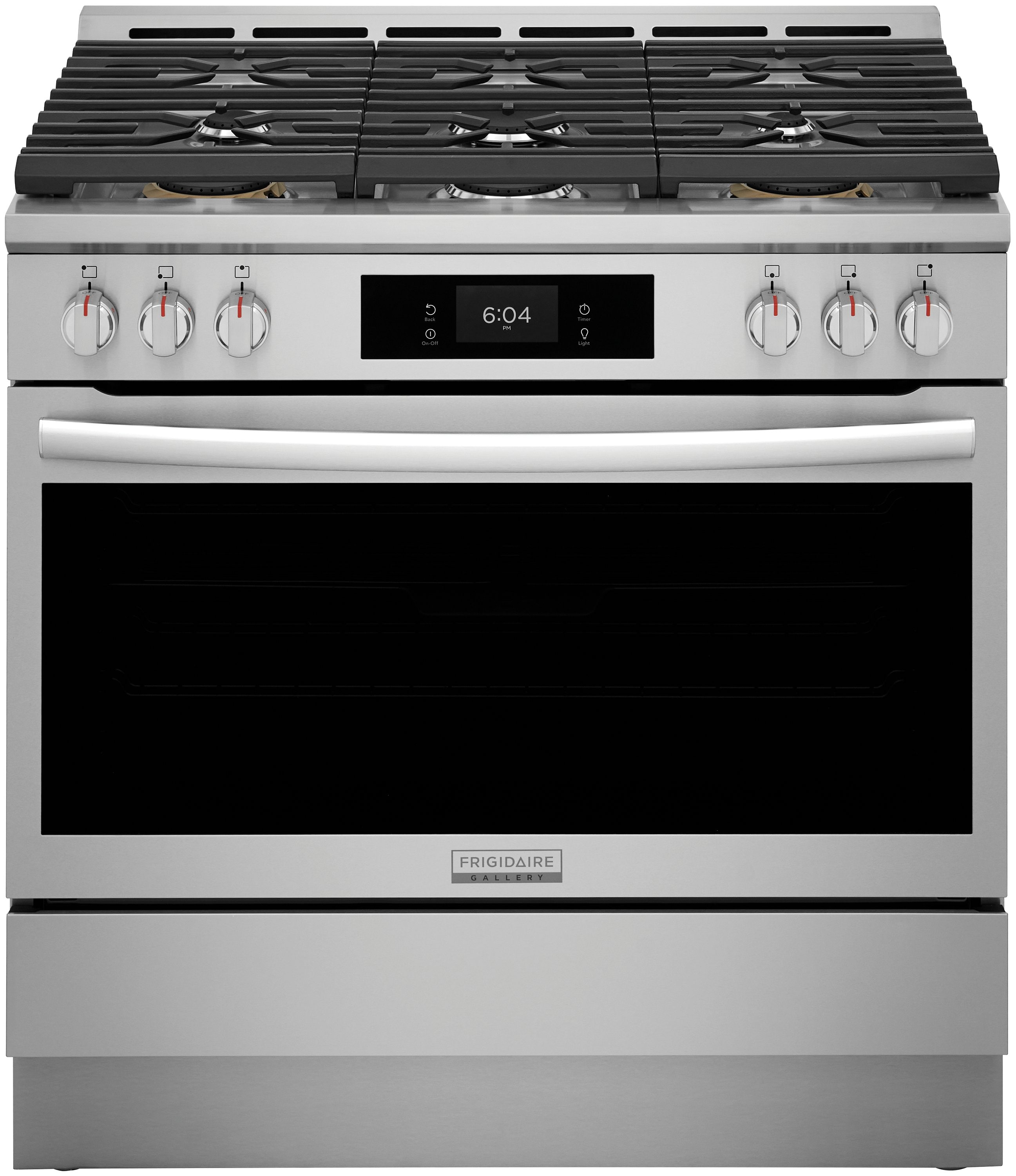 Frigidaire GCFD3661AF 36 Inch Freestanding Dual Fuel Range Smudge-Proof ...