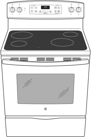 GE JB625DKWW 30 Inch Freestanding Electric Range White | Plesser's ...