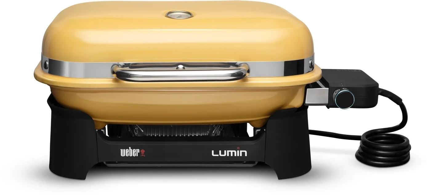Weber 91280901 Lumin Compact Electric Grill: Golden Yellow | Plesser's ...