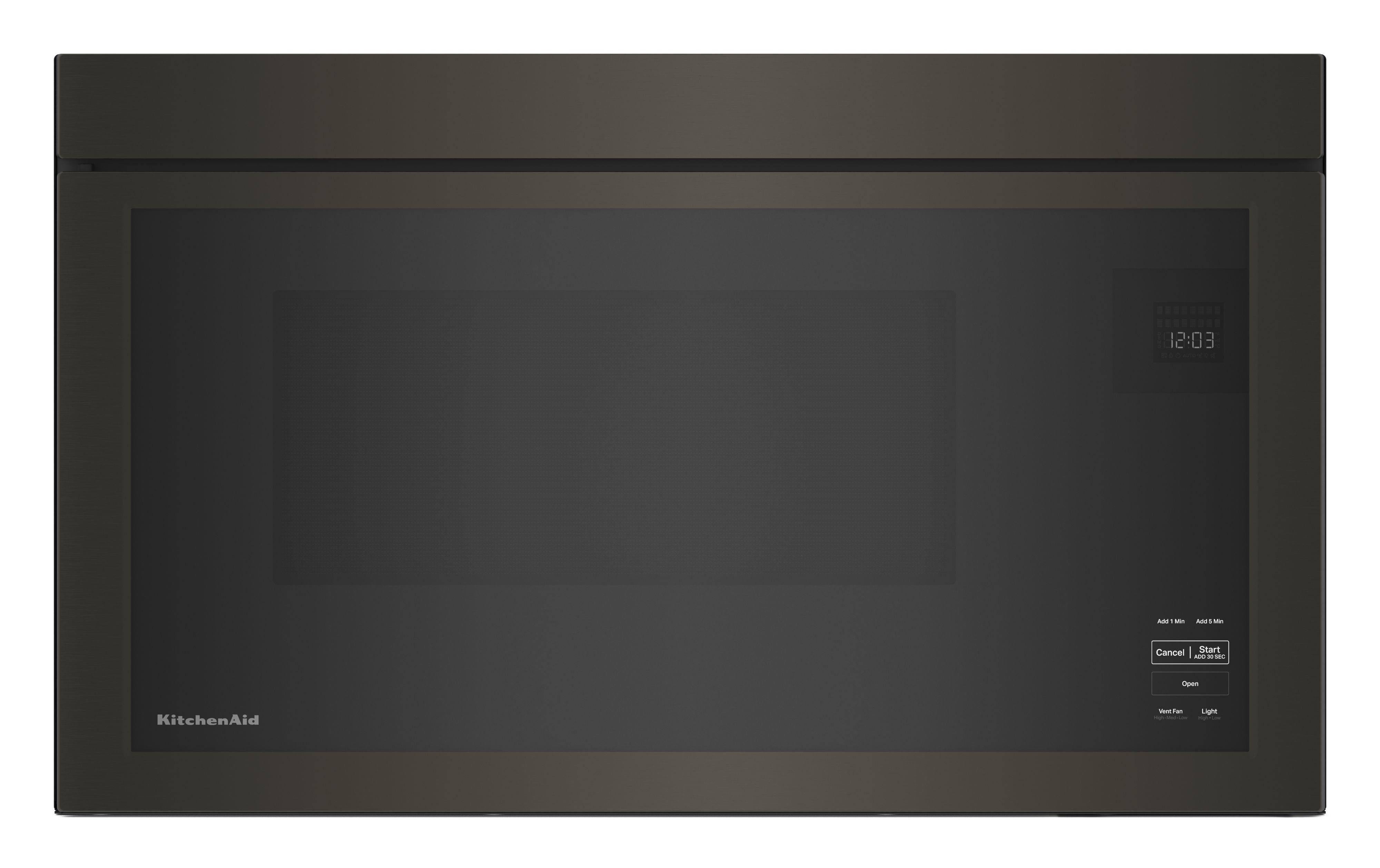 KitchenAid KMMF330PBS 1.1 cu. ft. Over-The-Range Microwave Oven Black ...