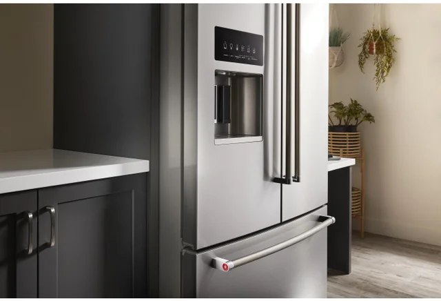 KitchenAid KRFF577KPS 36 Inch, 27 Cu. Ft. French Door Refrigerator with ...