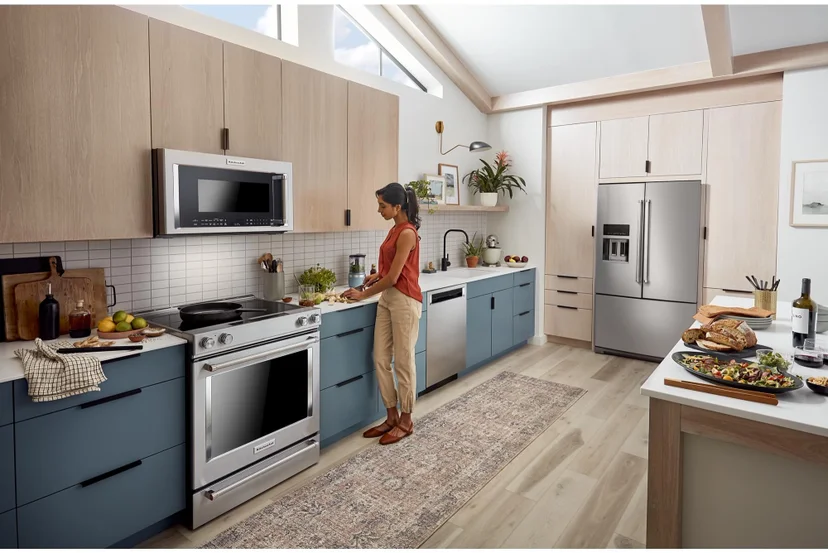 KitchenAid KRFF577KPS 36 Inch, 27 Cu. Ft. French Door Refrigerator with ...