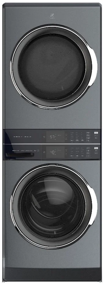Electrolux ELTE7600AT 27 Inch Electric Stacked Laundry Tower Titanium ...