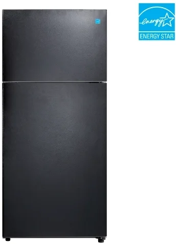 Element ERT18CSCB 18 Cubic Foot Top Mount Freezer Refrigerator With ...