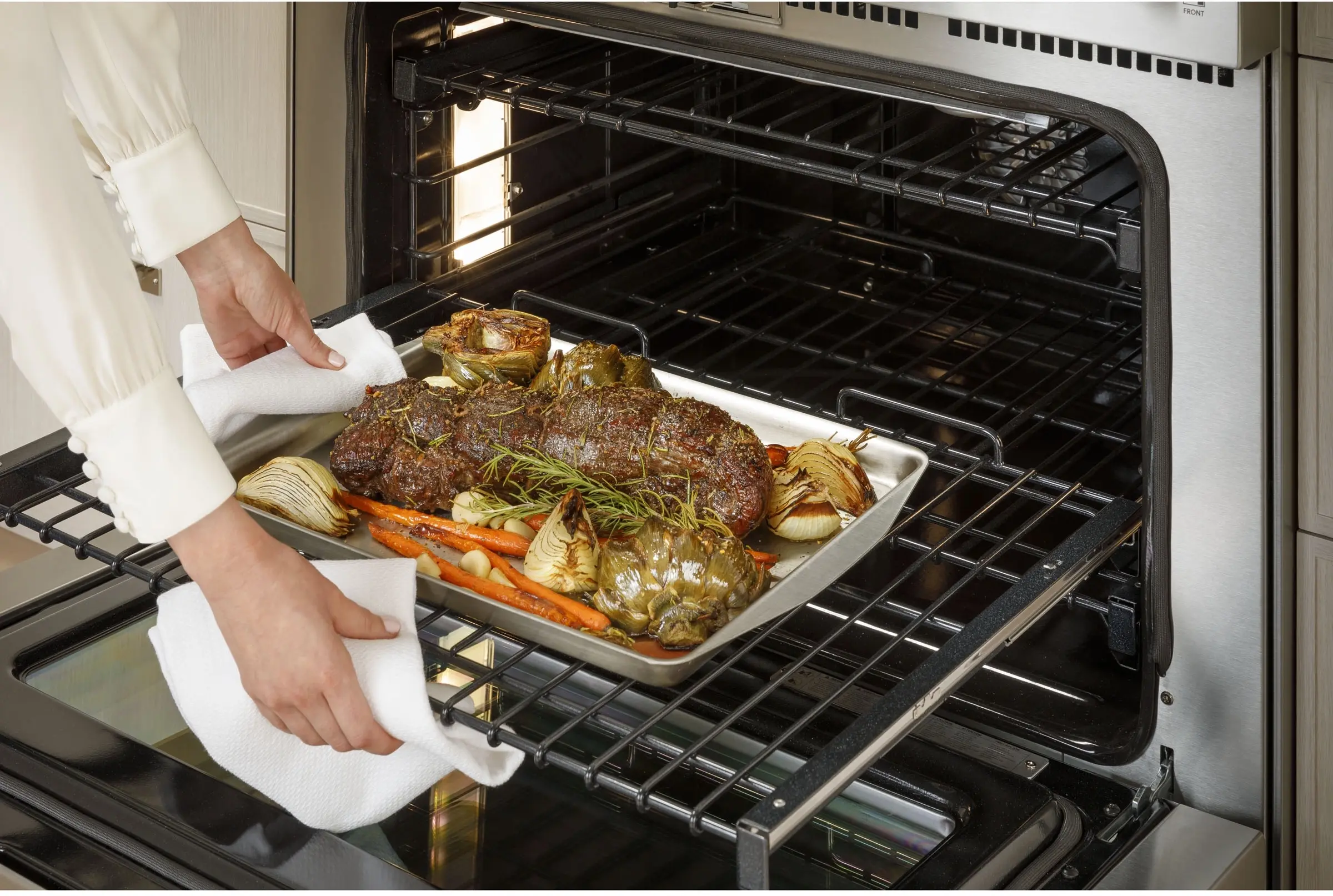 Monogram ZGP366NTSS 36 Inch Freestanding Professional Gas Smart Range ...