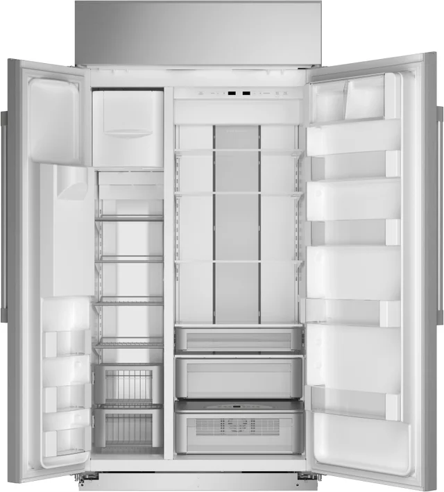 Monogram ZISS420DNSS 42 Inch Built In Side by Side Smart Refrigerator ...