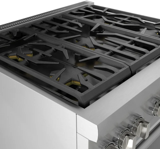 Thermador PRG305WH 30 Inch Freestanding Gas Range with Sealed Burners ...