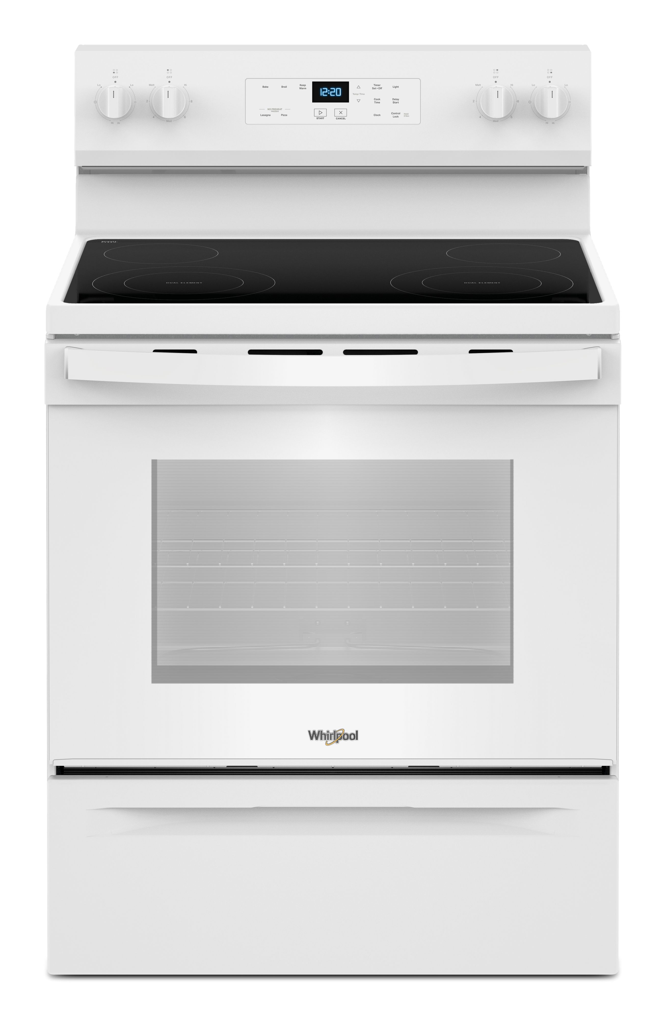 Whirlpool WFES3030RW 30 Inch Freestanding Electric Range White ...