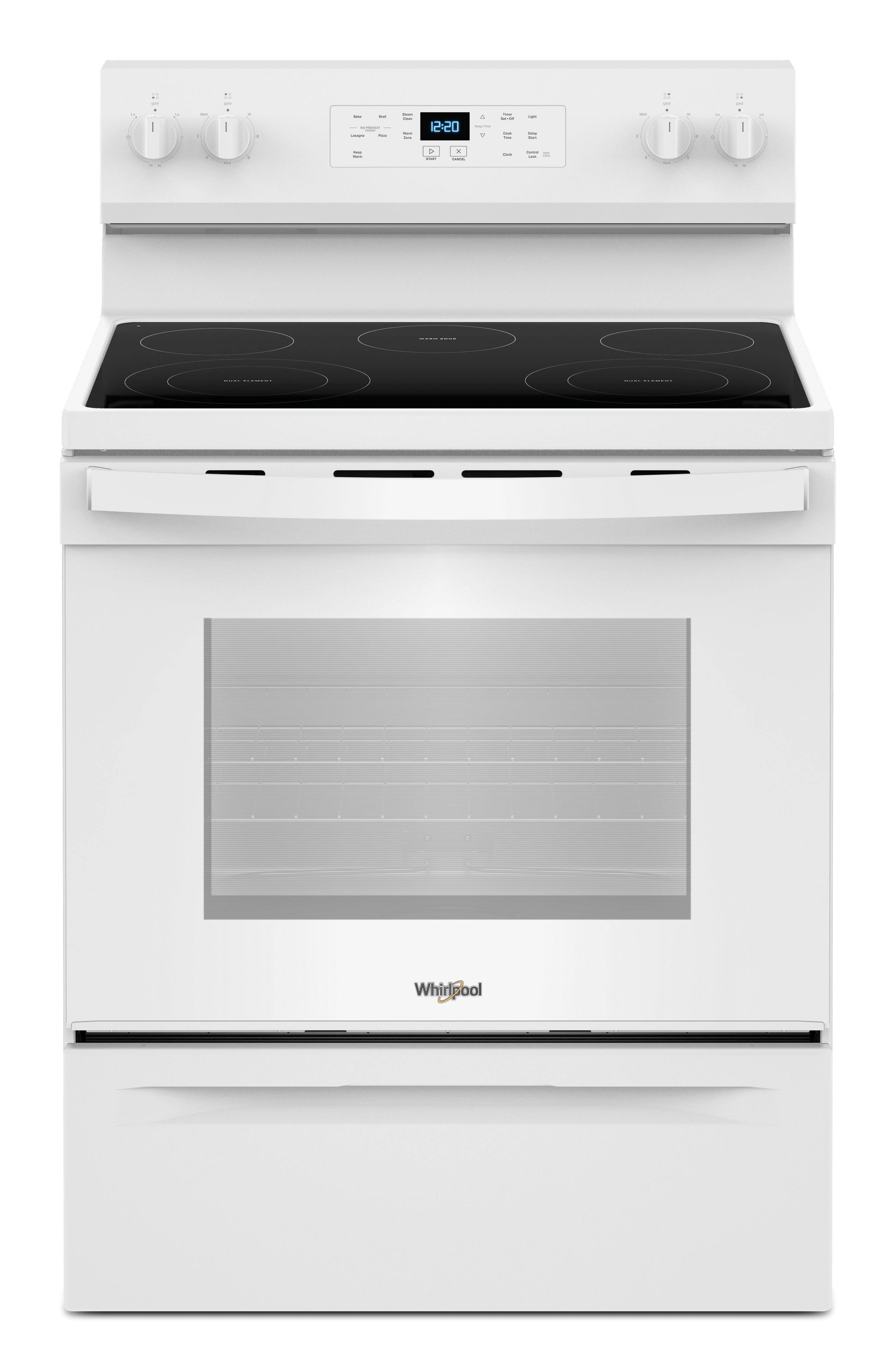 Whirlpool WFES3330RW 30 Inch Electric Freestanding Range: White ...