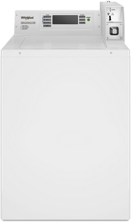 Whirlpool CAE2779JQ Commercial Top-Load Washer White | Plesser's Appliances