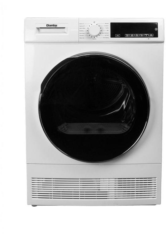 Danby DDY040D4WDB 24 Inch Electric Front Load Ventless Dryer, 15 Drying ...