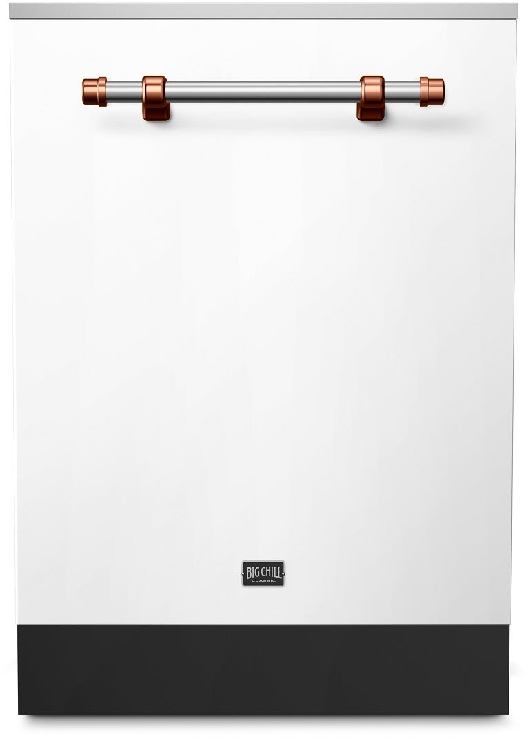 Big Chill BC24DWCCPMW 24 Inch Classic Dishwasher: Matte White With ...
