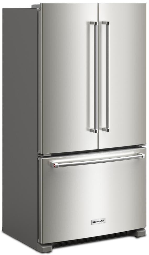 KitchenAid KRFC136RPS 36 Inch Freestanding Counter-Depth French Door ...