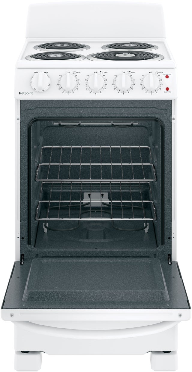 Hotpoint RAS200DMWW 20 Inch Freestanding Electric Range White | Plesser ...