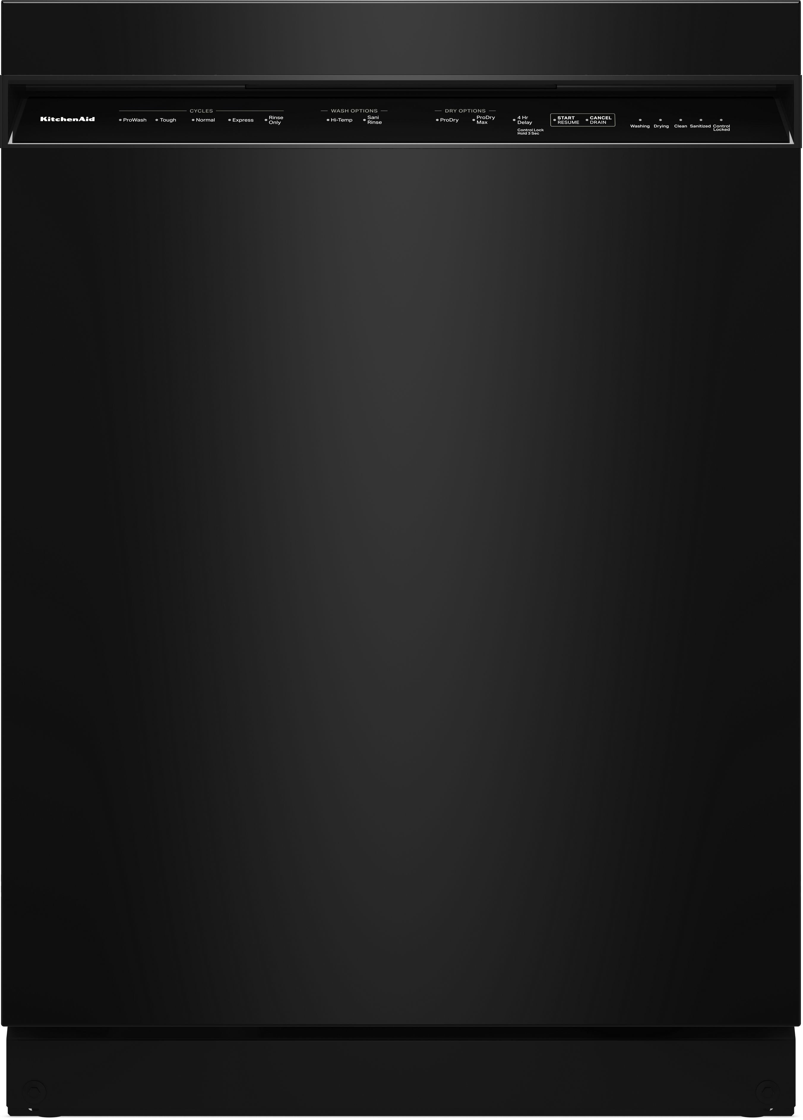 KitchenAid KDFS224SBL 24 Inch Built-In Dishwasher Black | Plesser's ...