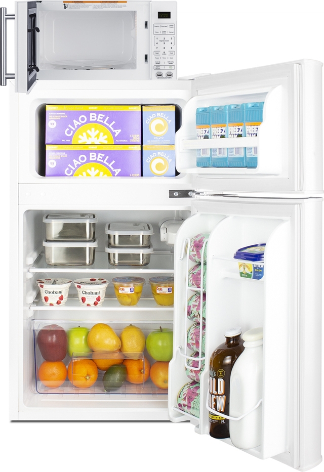 Summit MRF34WA 19 Inch 3.2 Cu. Ft. Capcity Top Freezer Rerfrigerator ...