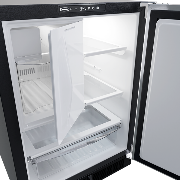 Marvel MLRI224SS01A 24 Inch, 4.9 Cu. Ft. Built-In/Freestanding Counter ...