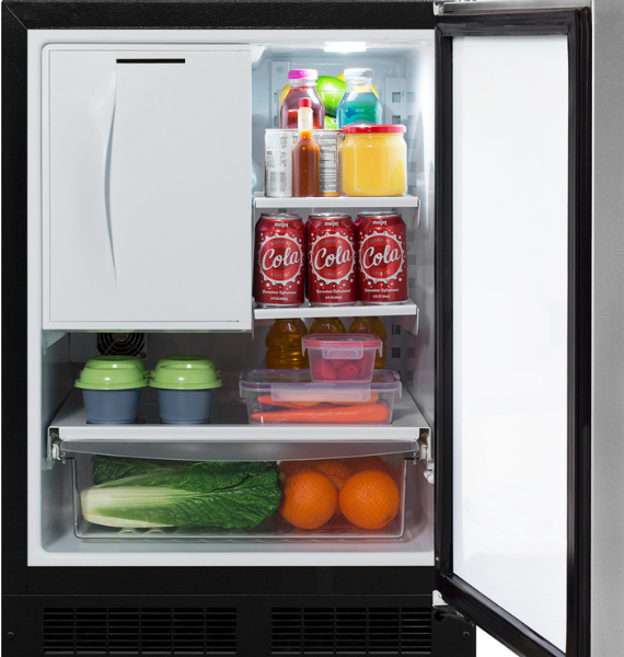 Marvel MLRI224SS01A 24 Inch, 4.9 Cu. Ft. Built-In/Freestanding Counter ...